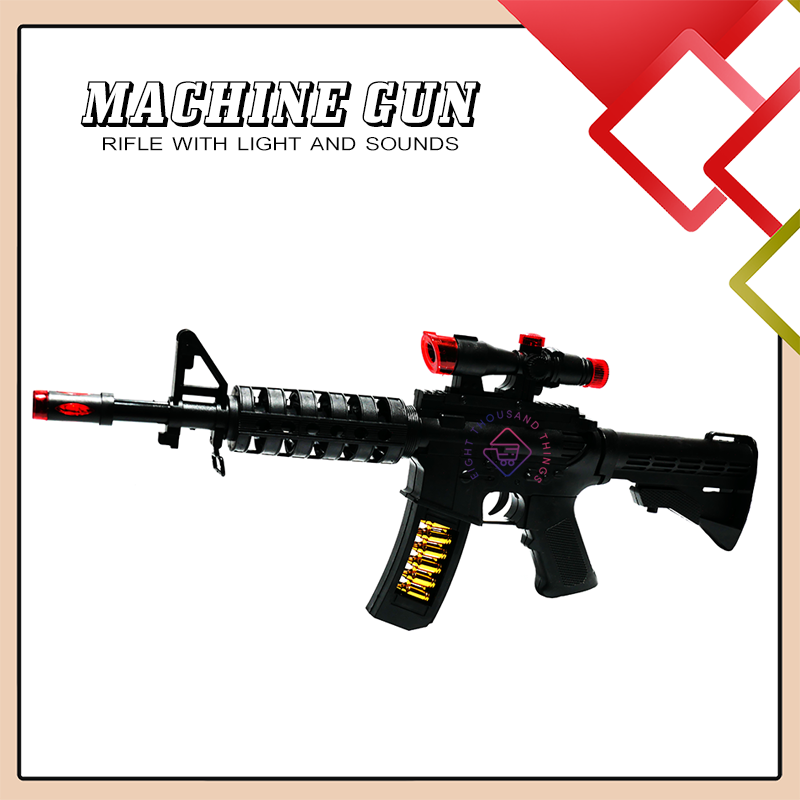 Machine Gun Kids Toy with Dazzling Light, Amazing Sounds and Unique ...