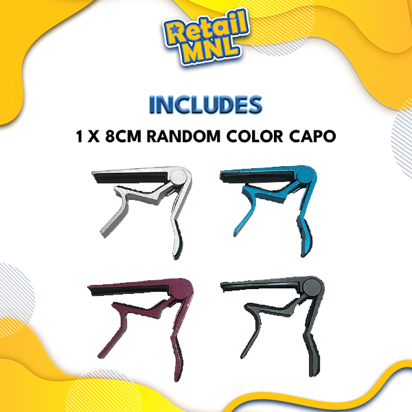 Retailmnl Classic Metal Capo with Blister Packaging Random Color ...