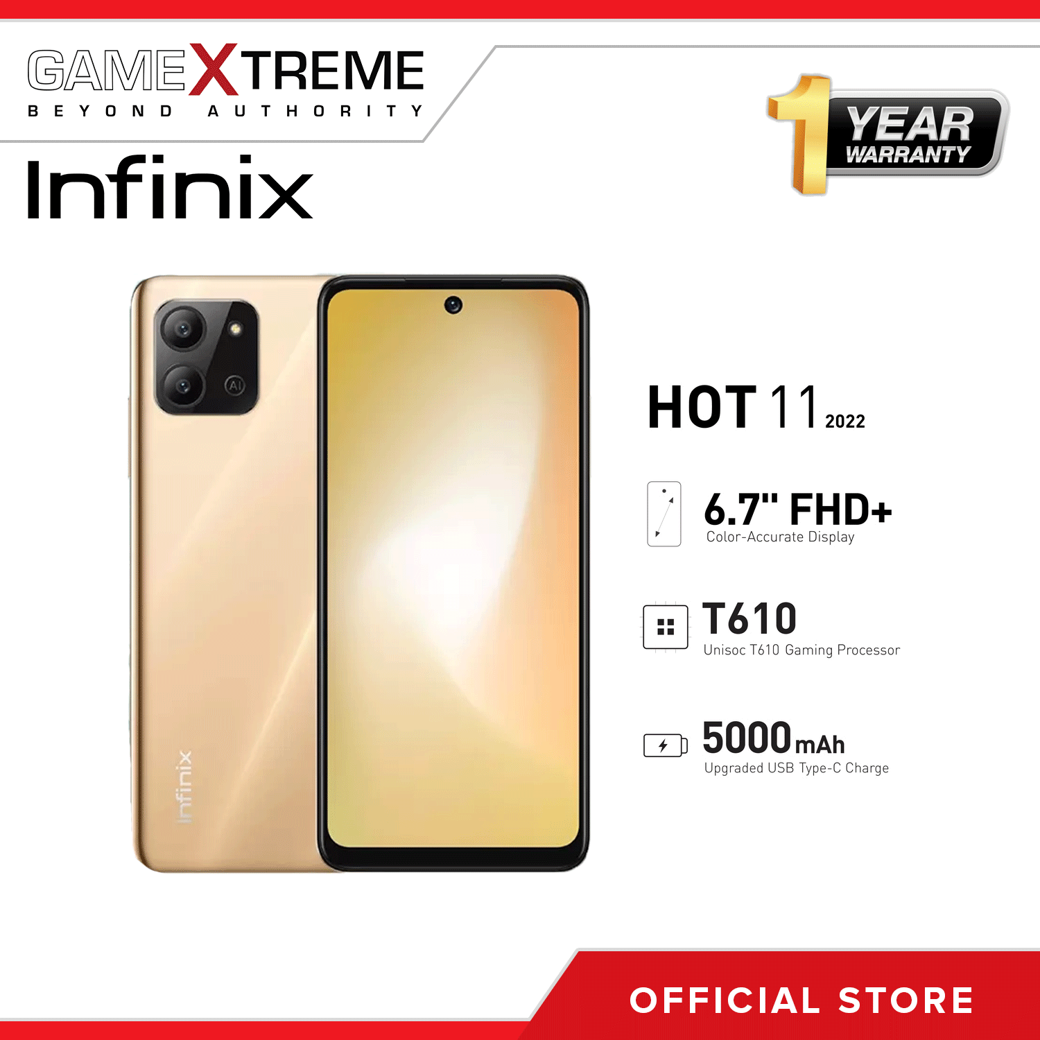 Infinix Hot 11 2022 4/64gb | Lazada PH