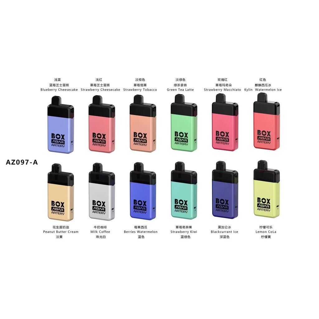 eoqp86808amw Artery Abar Box 3000 Puffs Legit Disposable Vape Pod Dispo ...