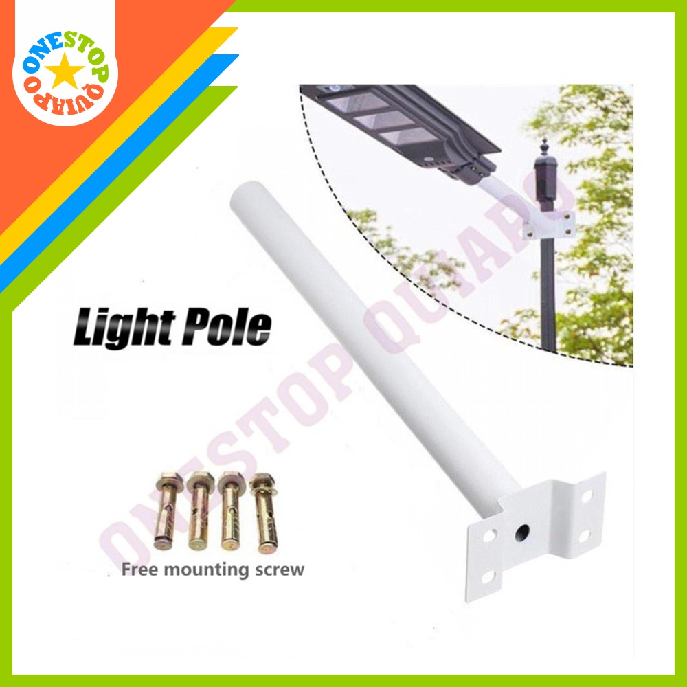 OSQ 39cm Length Solar Street Light Stand Light Pole | Lazada PH