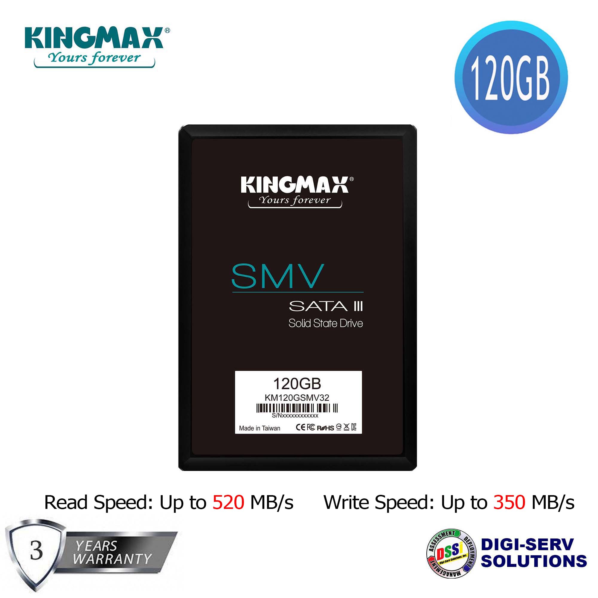 Kingmax 120GB SATA III 2.5” SSD (KM120GSMV32) Read Up to 520 MB/s ...