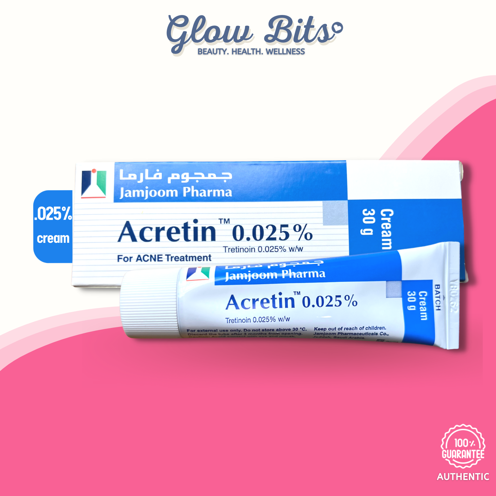 Acretin 0.025% Tretinoin Cream, 30g | Lazada PH