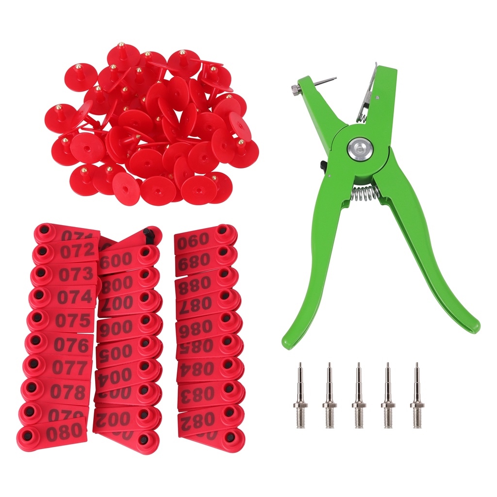 Ear Tag Sheep Marker Applicator 001-100 Ear Tags For Goat ...