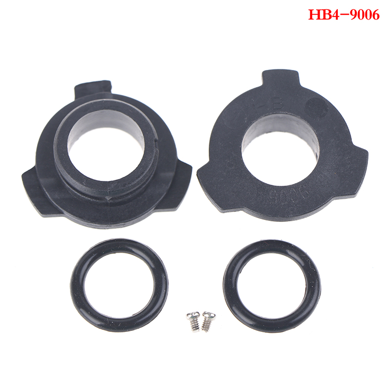 [Clive Judith] 2Pcs LED Headlight Bulb Base Adapter Socket Holder HB4 ...