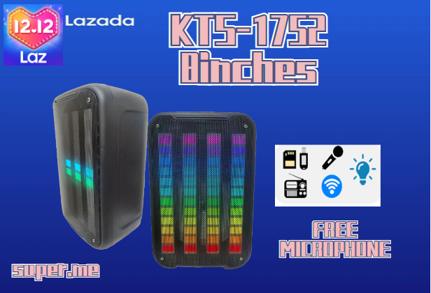 8INCHES PORTABLE BLUETOOTH SPEAKER KTS 1752 | Lazada PH