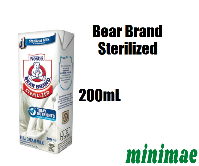 Nestle Bear Brand Sterilized Full Cream Milk 200ML | Lazada PH