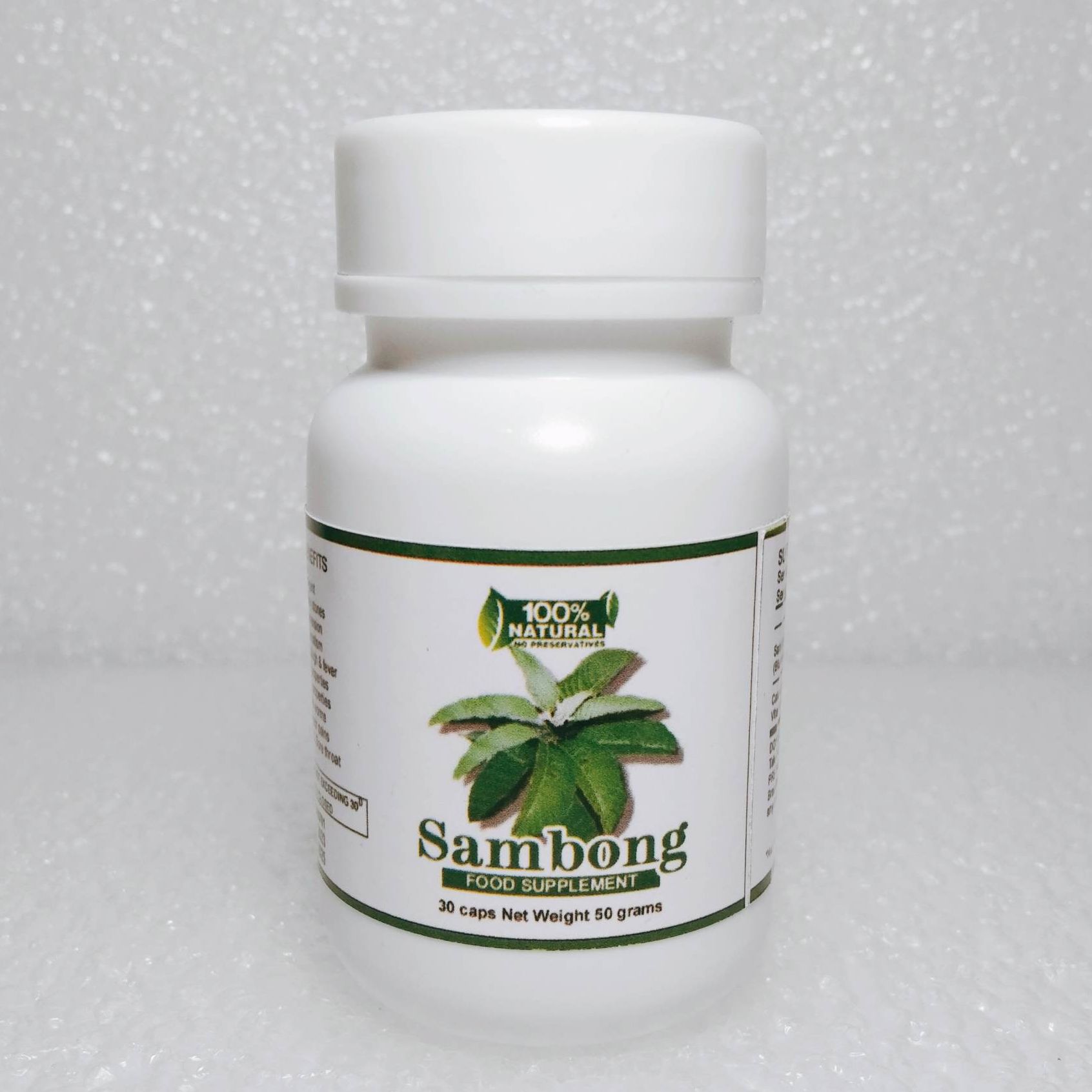 Sambong Capsule Herbal 100s 30s All Natural Organic Diuretic and Kidney ...