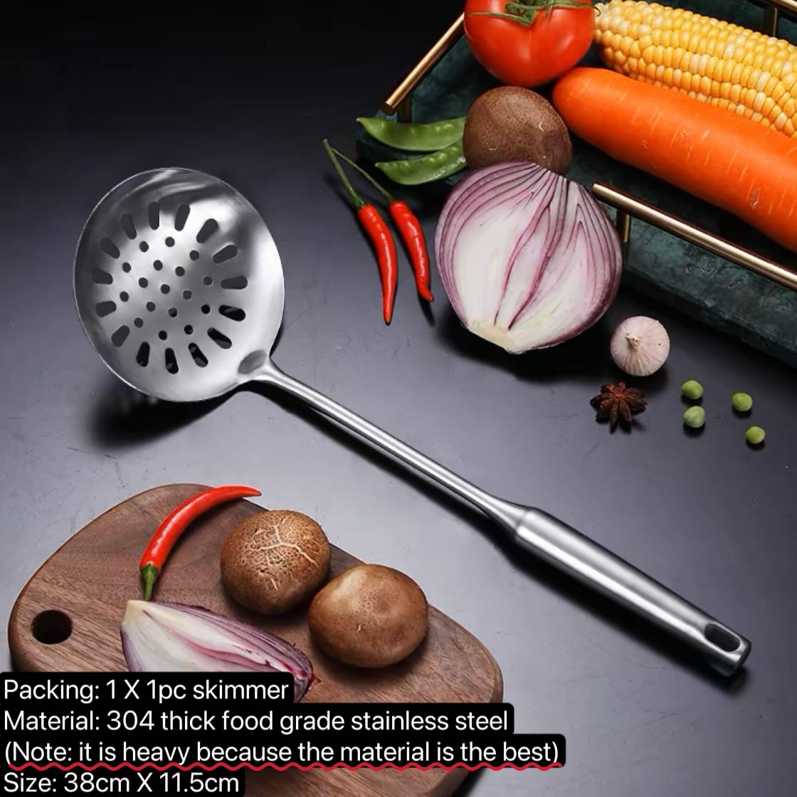 Germany stainless steel wok spatula and ladle for cooking set wok ...