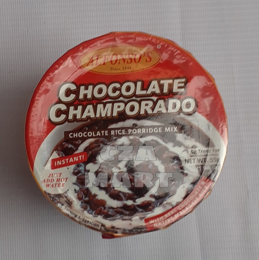 Alfonso's Instant Chocolate Champorado in a Cup - Chocolate Rice ...