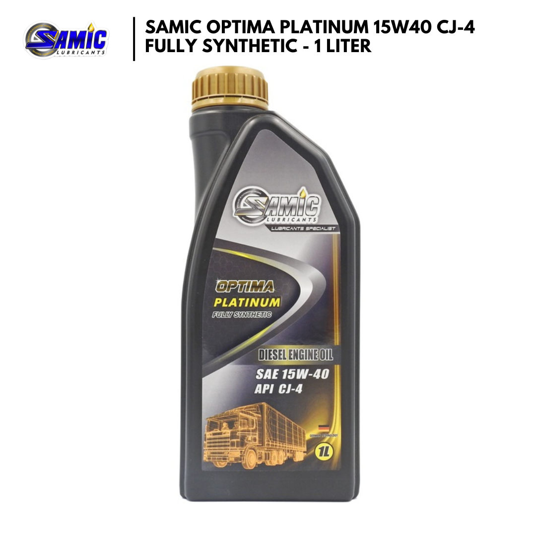 Samic Optima Platinum 15W40 CJ-4 - 5 Liter / 1Liter - Fully Synthetic ...