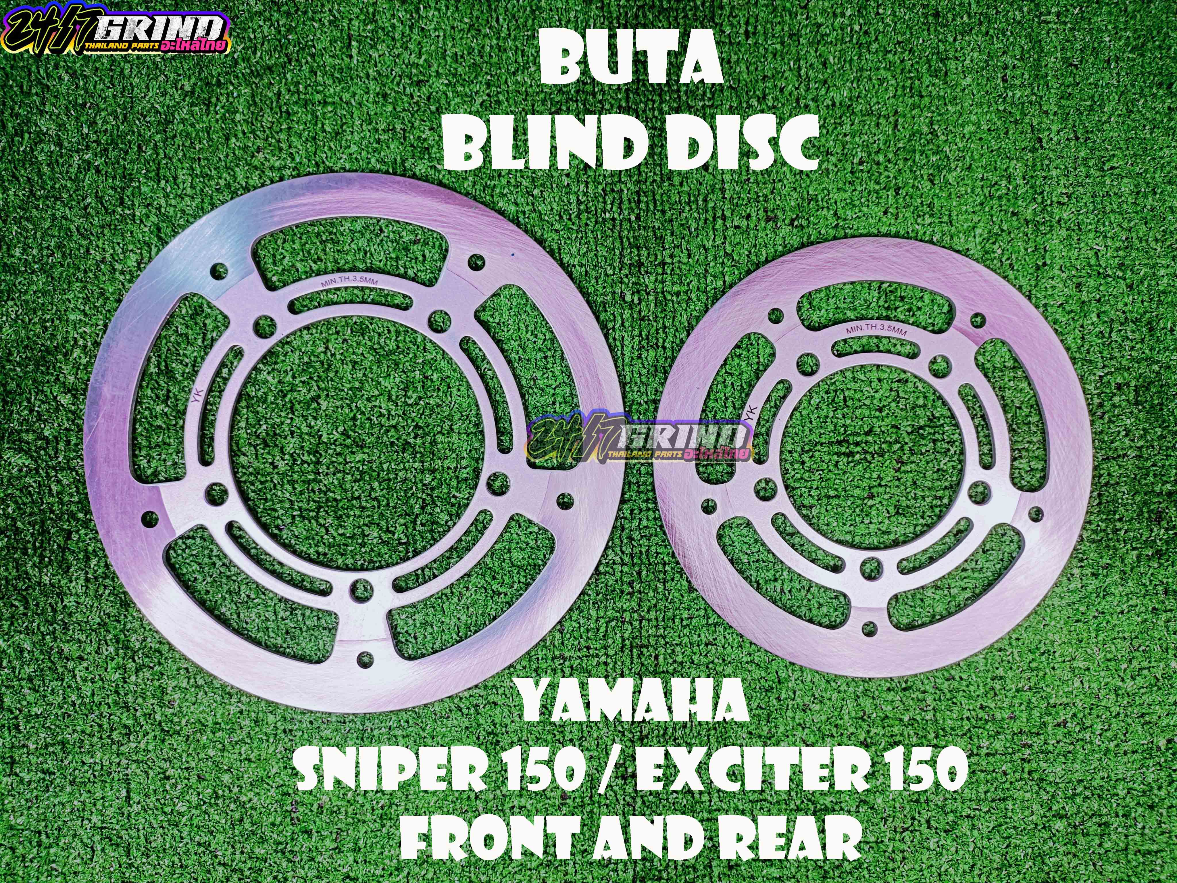 BUTA BLIND DISC FOR YAMAHA SNIPER 150 CARB / SNIPER 150 FI FRONT AND ...
