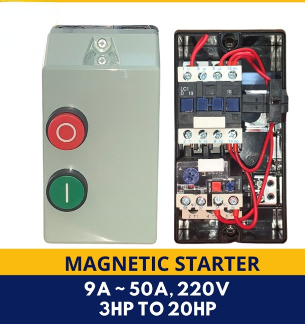 SDE MAGNETIC STARTER 1HP 2HP 3HP 5HP Magnetic Starter 3Phase Motor ...