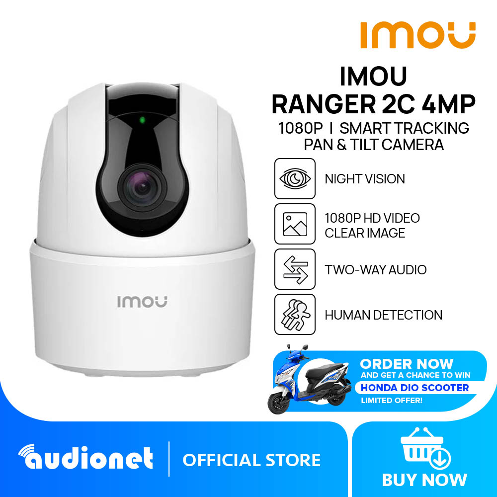 IMOU Ranger 2C 4MP IP Camera 360 Camera Human Detection Night Vision ...