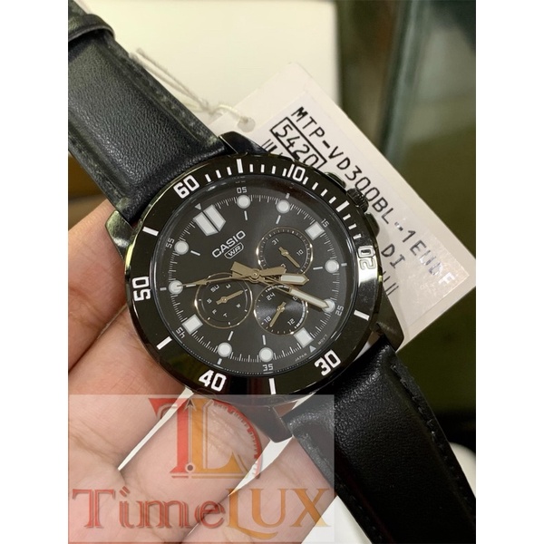 Casio Men's Leather Mtp-Vd300Bl-1E | Lazada PH