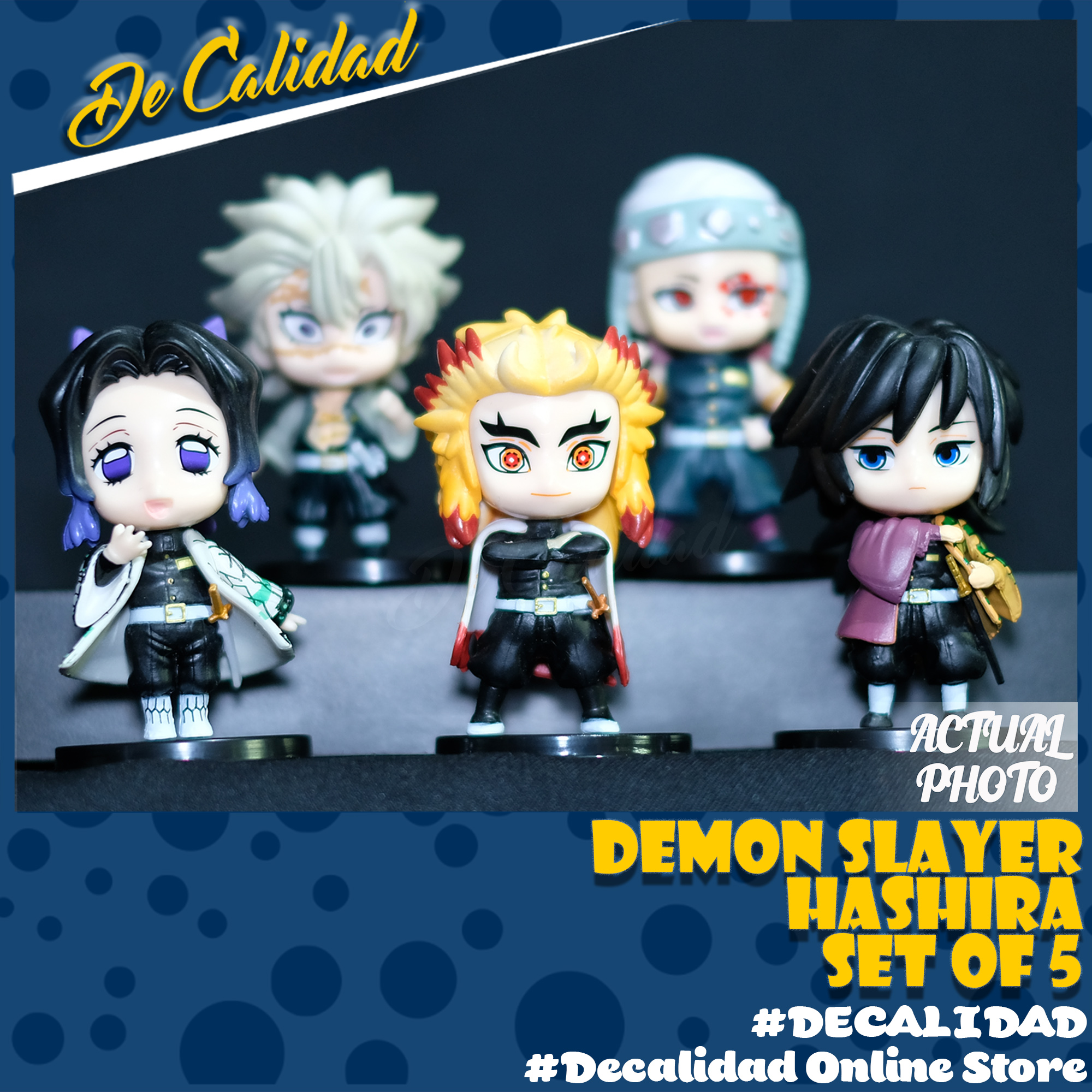 ⚠️ Demon Slayer Hashira Mini Figure Set of 5 ⚠️ | Lazada PH