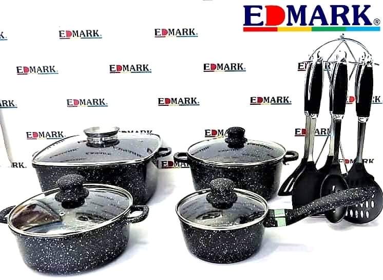 Edmark Marble Non Stick Cookware sets | Lazada PH