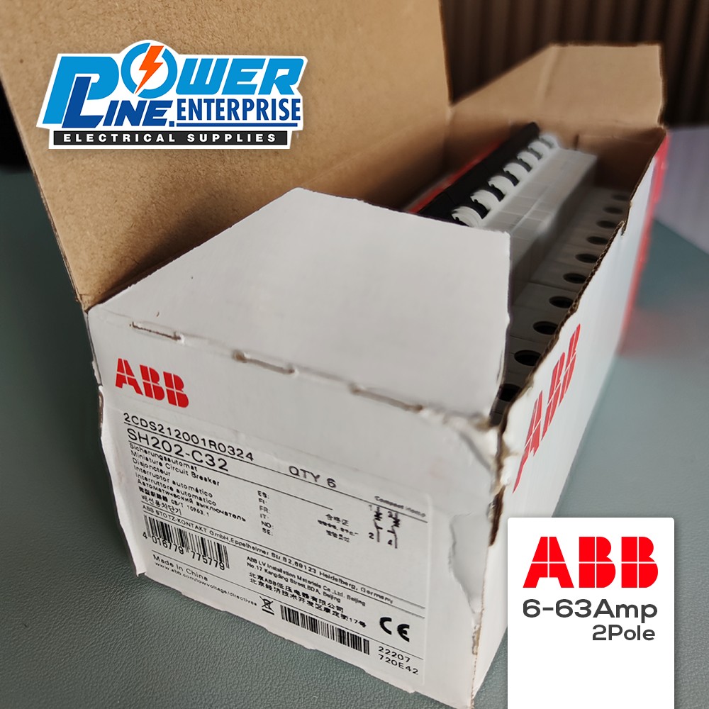 ABB Compact Home SH201-C 1pole MCB Curved C ( 6A-63A ) | Lazada PH