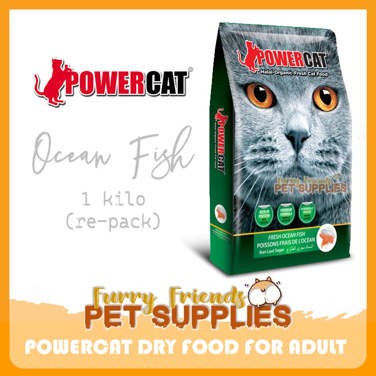 POWERCAT CAT DRY FOOD FOR ADULT 1kg | Lazada PH