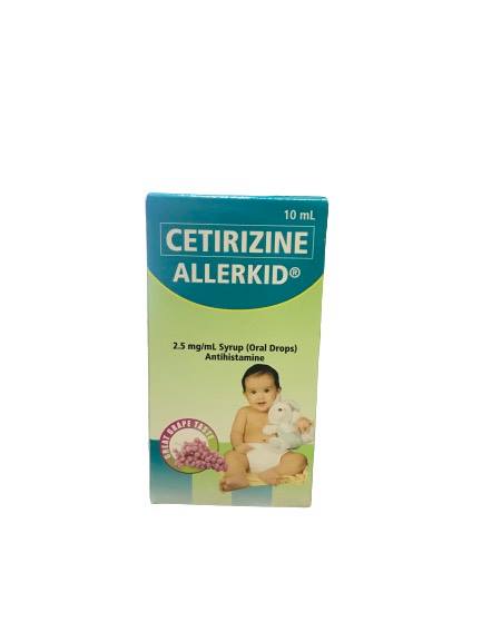 Cetirizine 2.5mg/ml Oral Drops - Allerkid 10ml | Lazada PH