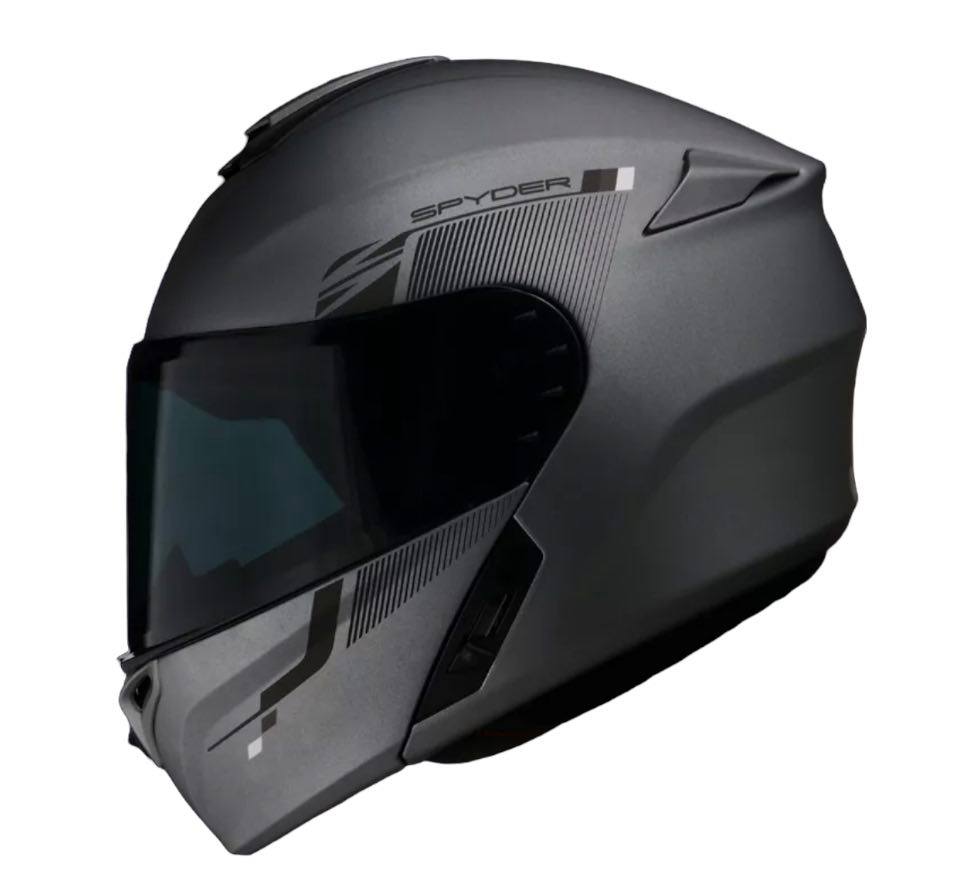 Spyder Rover PD Series 0 V2 Modular Dual Visor Helmet (with FREE Clear ...