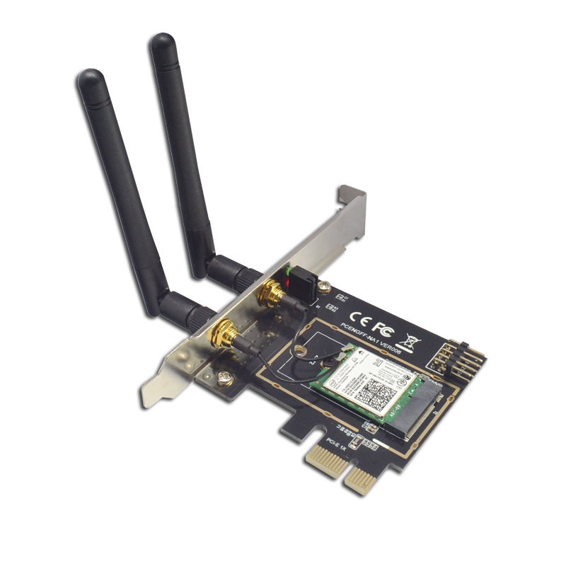 M.2 Wifi Adapter M2 Ngff Key A-E To Mini Pci Express Wifi Raiser PCI-E ...