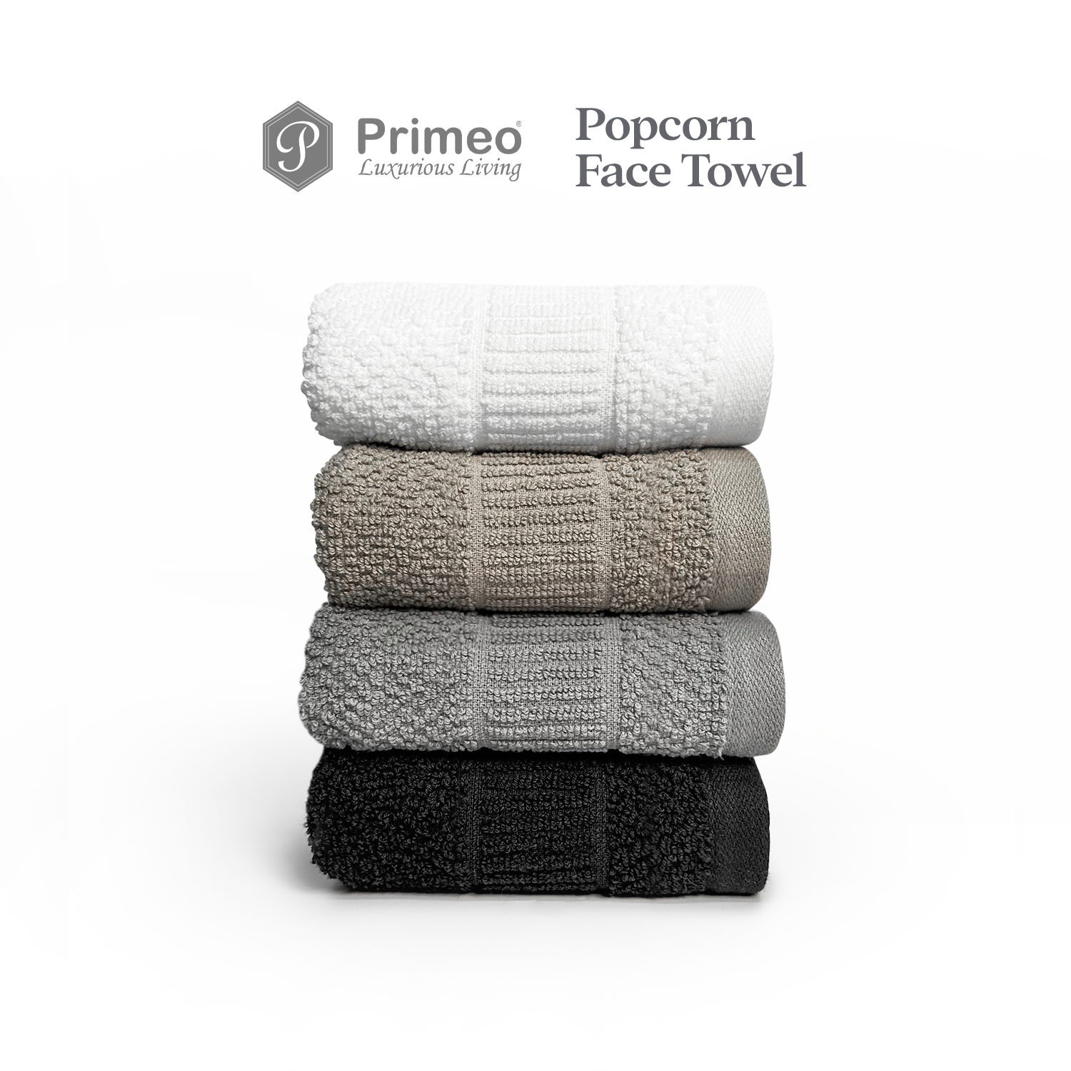 Primeo 100% Cotton Towel Highly Absorbent, Hypoallergenic, Spa, Hotel ...