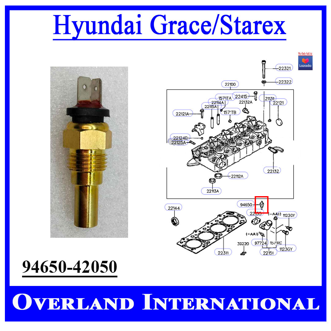GAUGE MODULE COOLANT WATER TEMPERATURE SWITCH 2-PINS, For Hyundai ...
