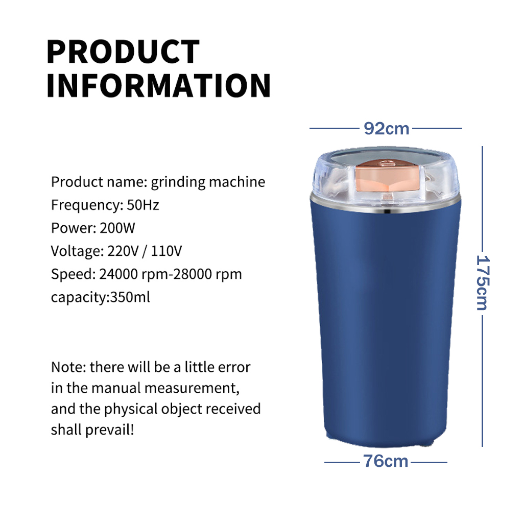 Mini Coffee Grinder electric 304 stainless steel Multifunctional Grains ...
