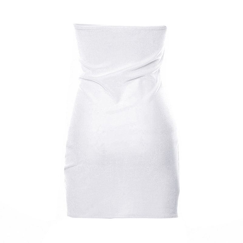 Tie Up Wrap Chest Cut Out Mini Dresses for Women White Midnight ...