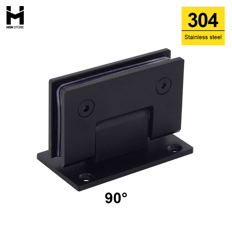 H5H Heavy SUS304 Bathroom Clamp Hinge 90 Degree Bi-directional ...