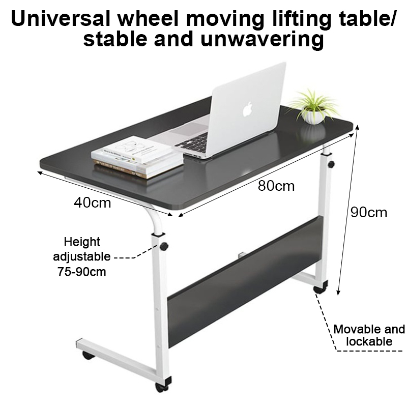 YOWXII🔥 Adjustable Portable Standing Wooden Computer Laptop Home Office ...
