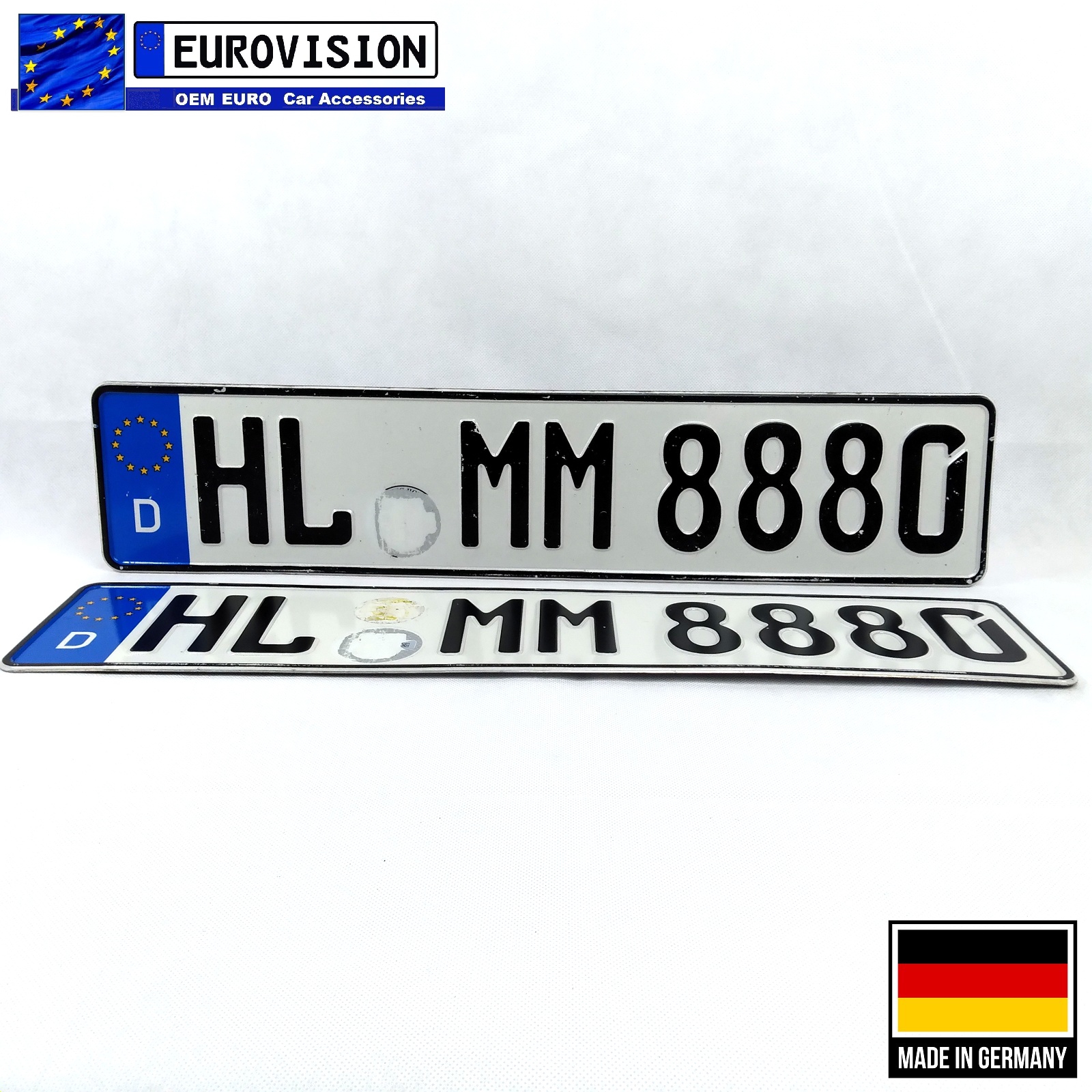 Euro Plates from GERMANY - 2 Pcs Used Europlates - Ending 0 | Lazada PH