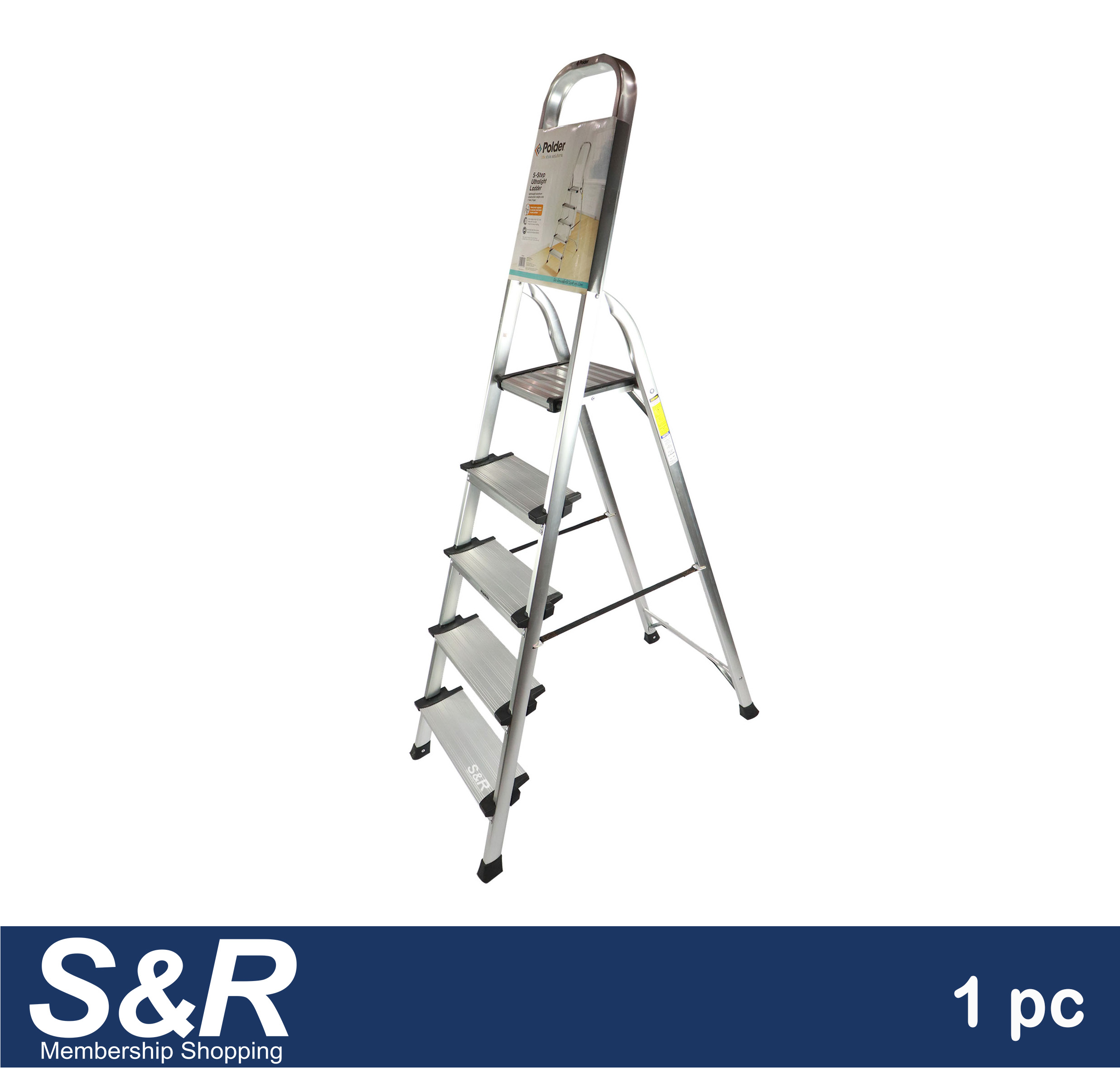 Polder 5-step Foldable Ultralight Ladder 1pc | Lazada PH