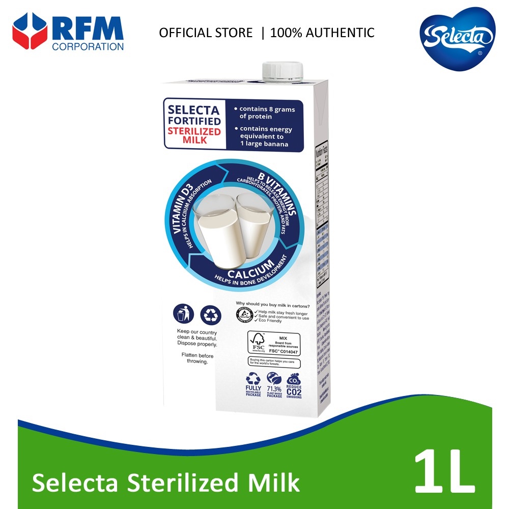 Selecta Sterilized Milk 1 Liter | Lazada PH