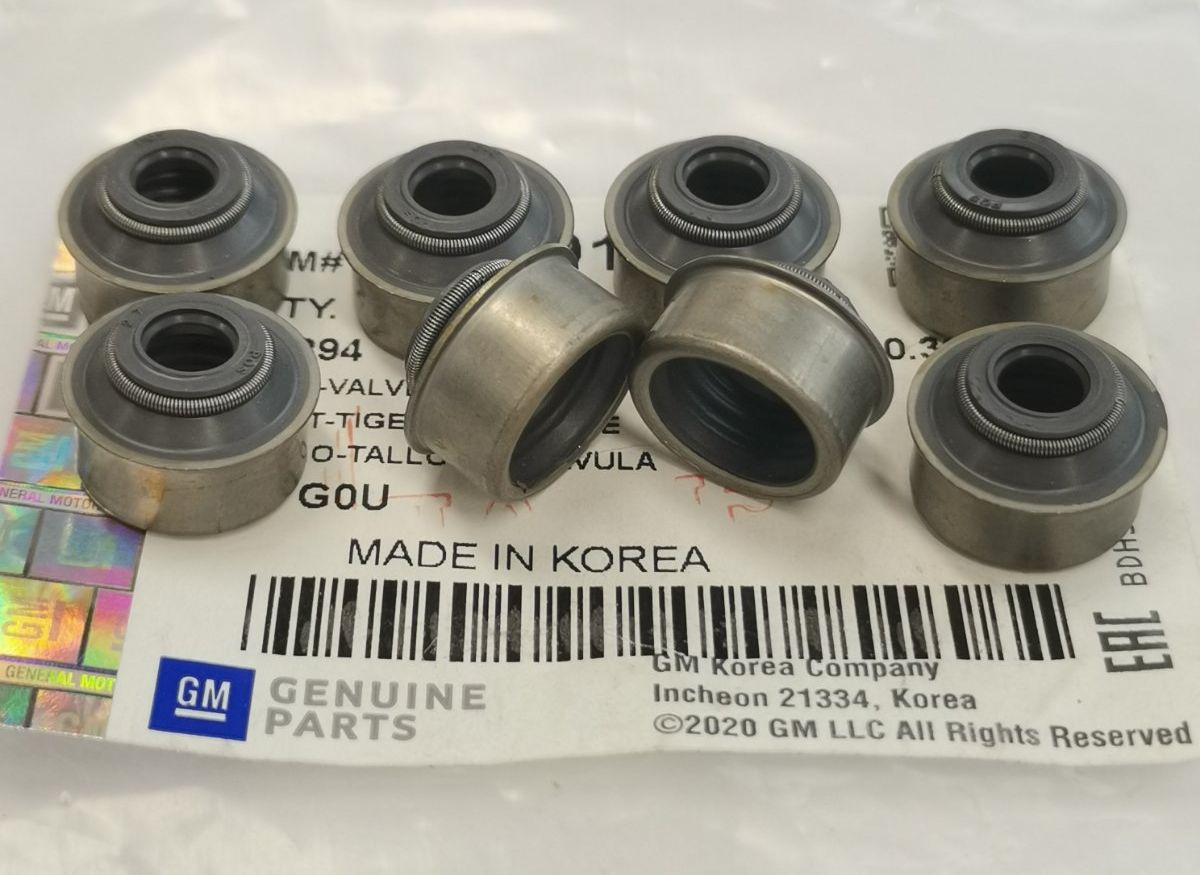 GM Valve Seal Set ( 8 Pcs ) for Chevrolet Aveo 1.5L PN# 96229145 ...