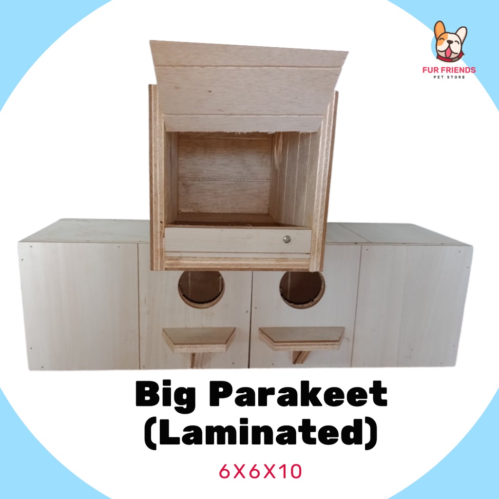 Big Parakeet (Laminated/Palochina) Nest Box for Birds | Lazada PH