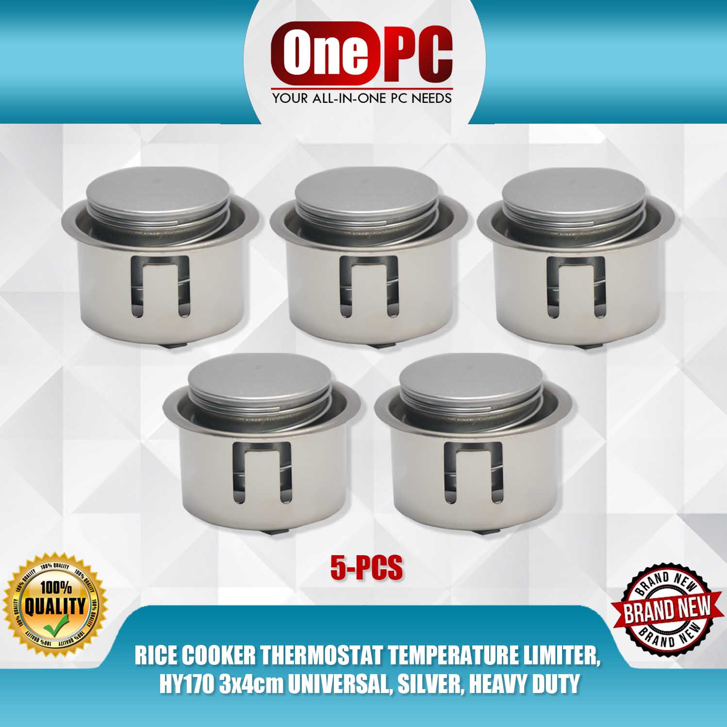 RICE COOKER THERMOSTAT TEMPERATURE LIMITER, HY170 3x4cm UNIVERSAL ...