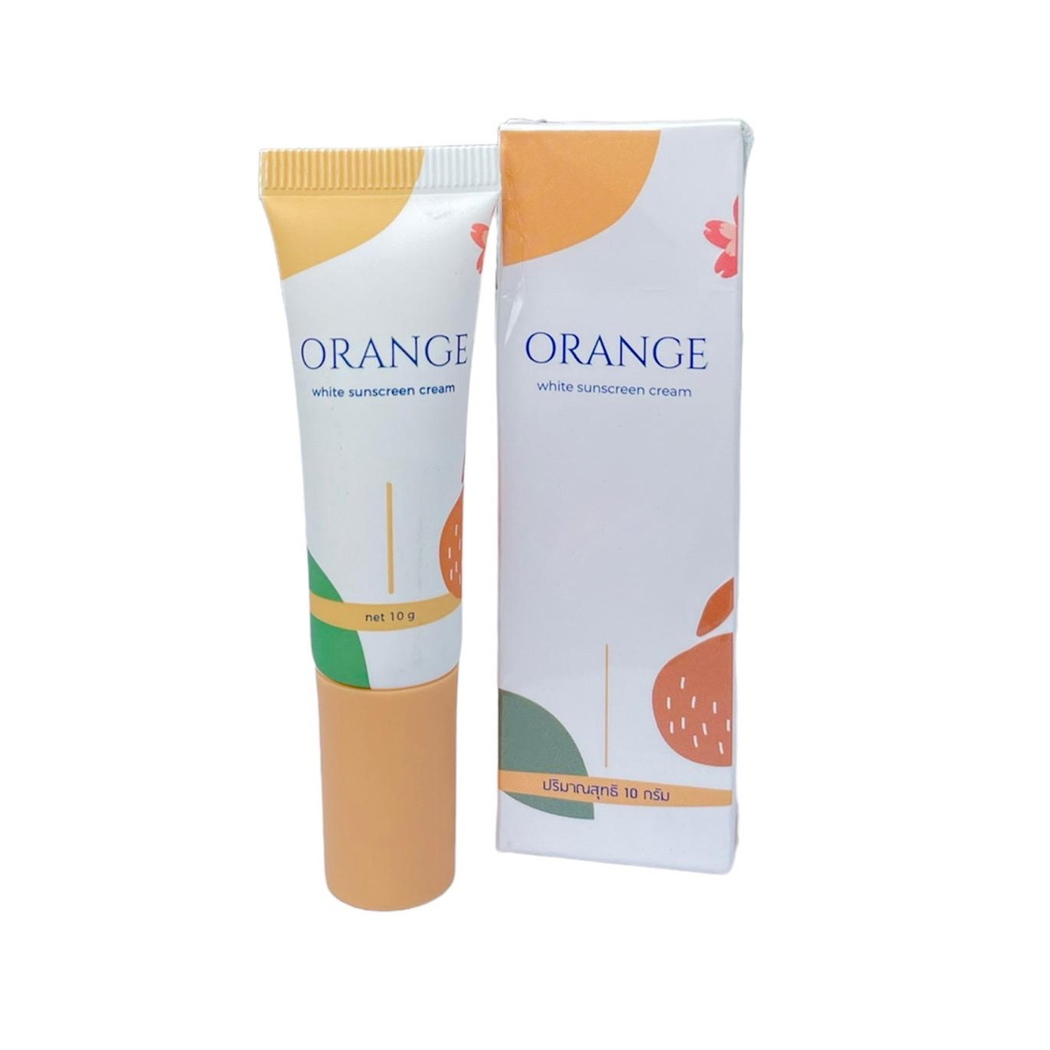 [NEWPACKAGING] Orange White Sunblock Foundation Spf 50 THAILAND | Lazada PH