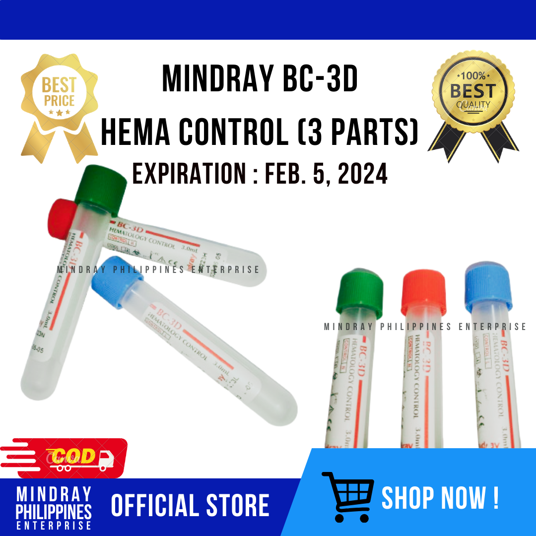 MINDRAY HEMA CONTROL 3X3ML | Lazada PH