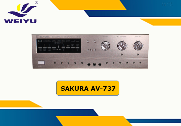 Sakura AV-737 Stereo Mixing Amplifier | Lazada PH