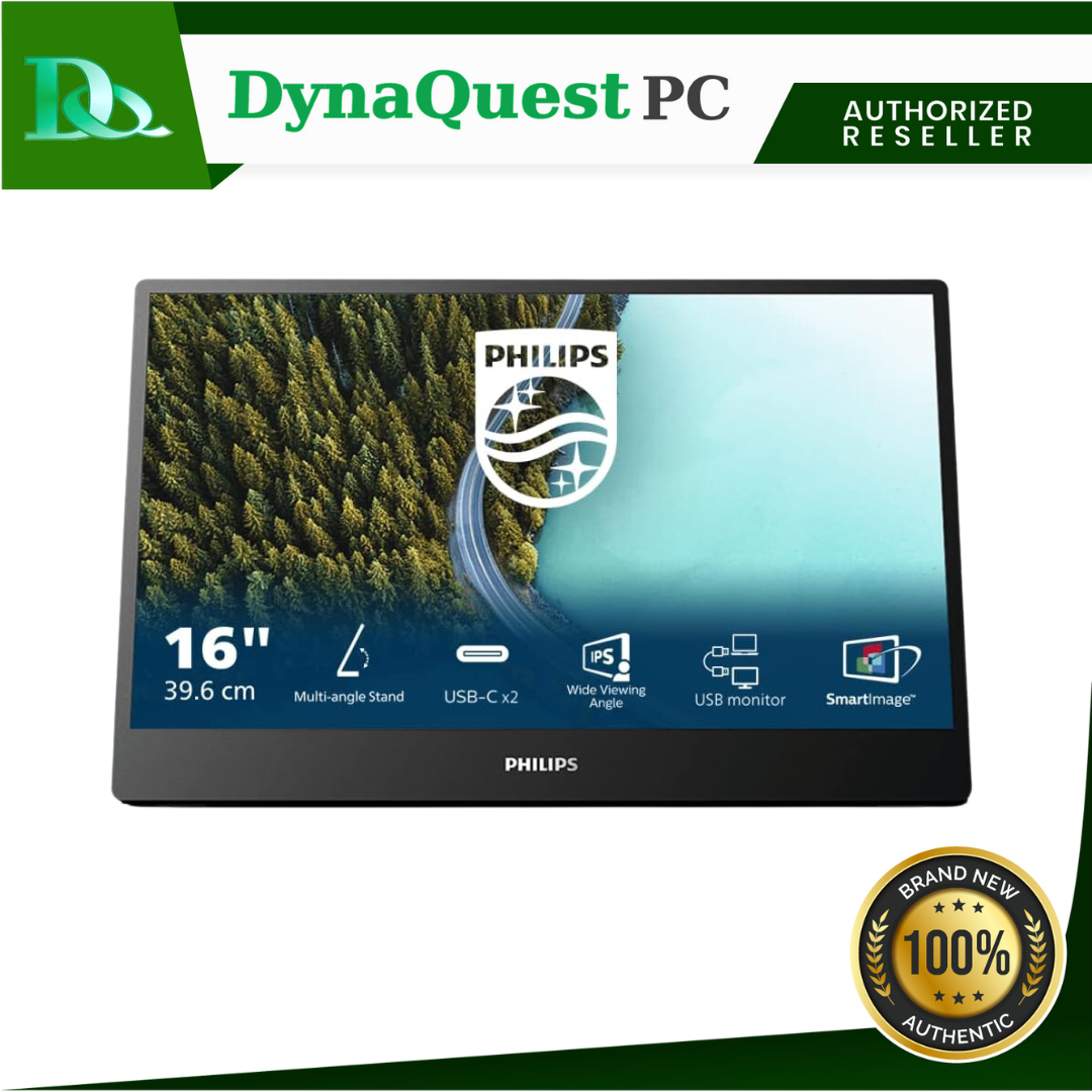 Philips 16B1P3302D 15.6" IPS 75Hz 1920X1080 USB-C Portable Monitor ...