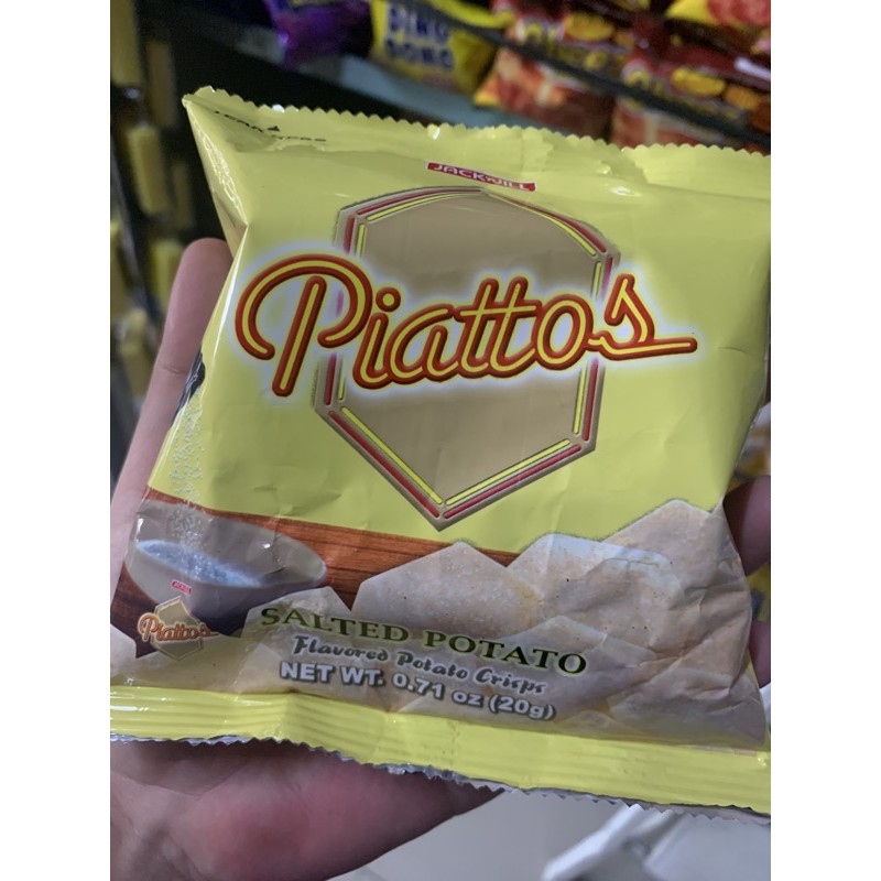 PIATTOS SALTED POTATO CHIPS 20g ∏ | Lazada PH