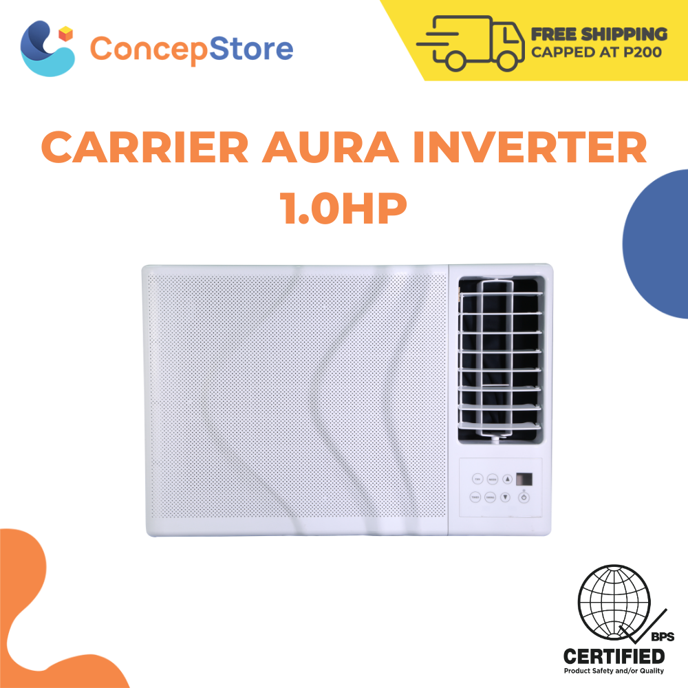 Carrier 1.0HP Aura Inverter Window Type Aircon | Lazada PH
