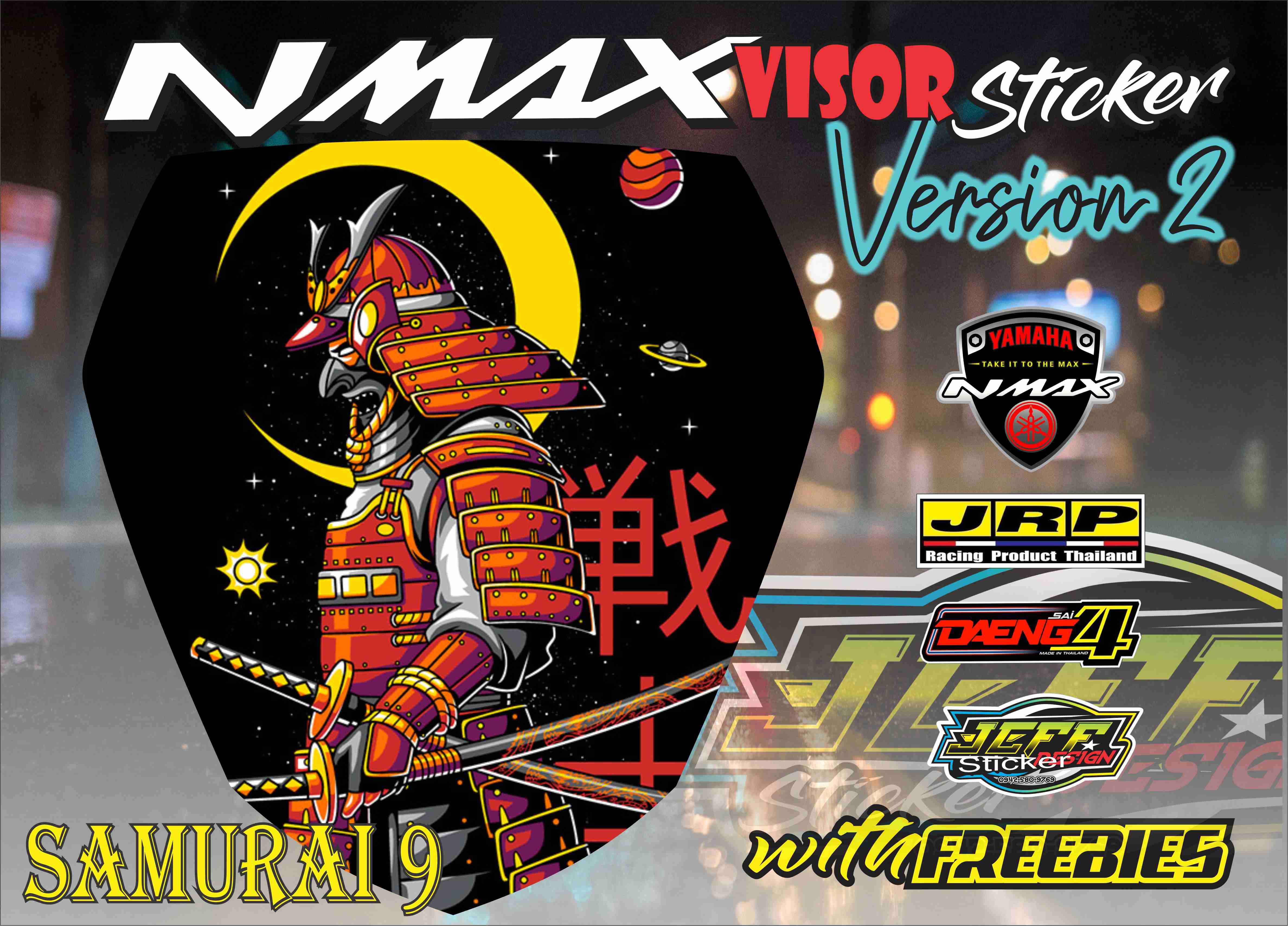 NMAX VISOR STICKER V2 | Lazada PH