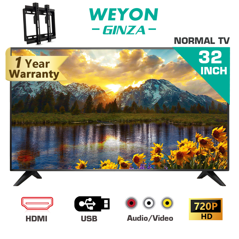 GINZA 40 inch LED TV 32 inch LED TV FULL HD Flat-Screen TV Extra-Slim ...