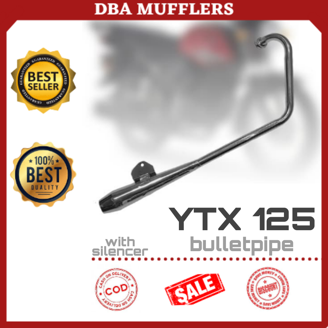 YTX 125 - Yamaha - Bulletpipe - Stainless - Muffler - Exhaust for ...