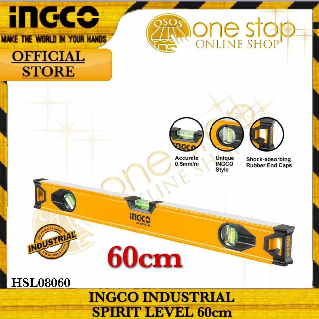 Ingco Original Spirit Level 60 cm HSL08060 •OSOS• | Lazada PH