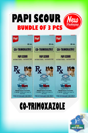 ZH. PAPI SCOUR 60mL CO-TRIMOXAZOLE (BUNDLE OF 3pcs) | Lazada PH