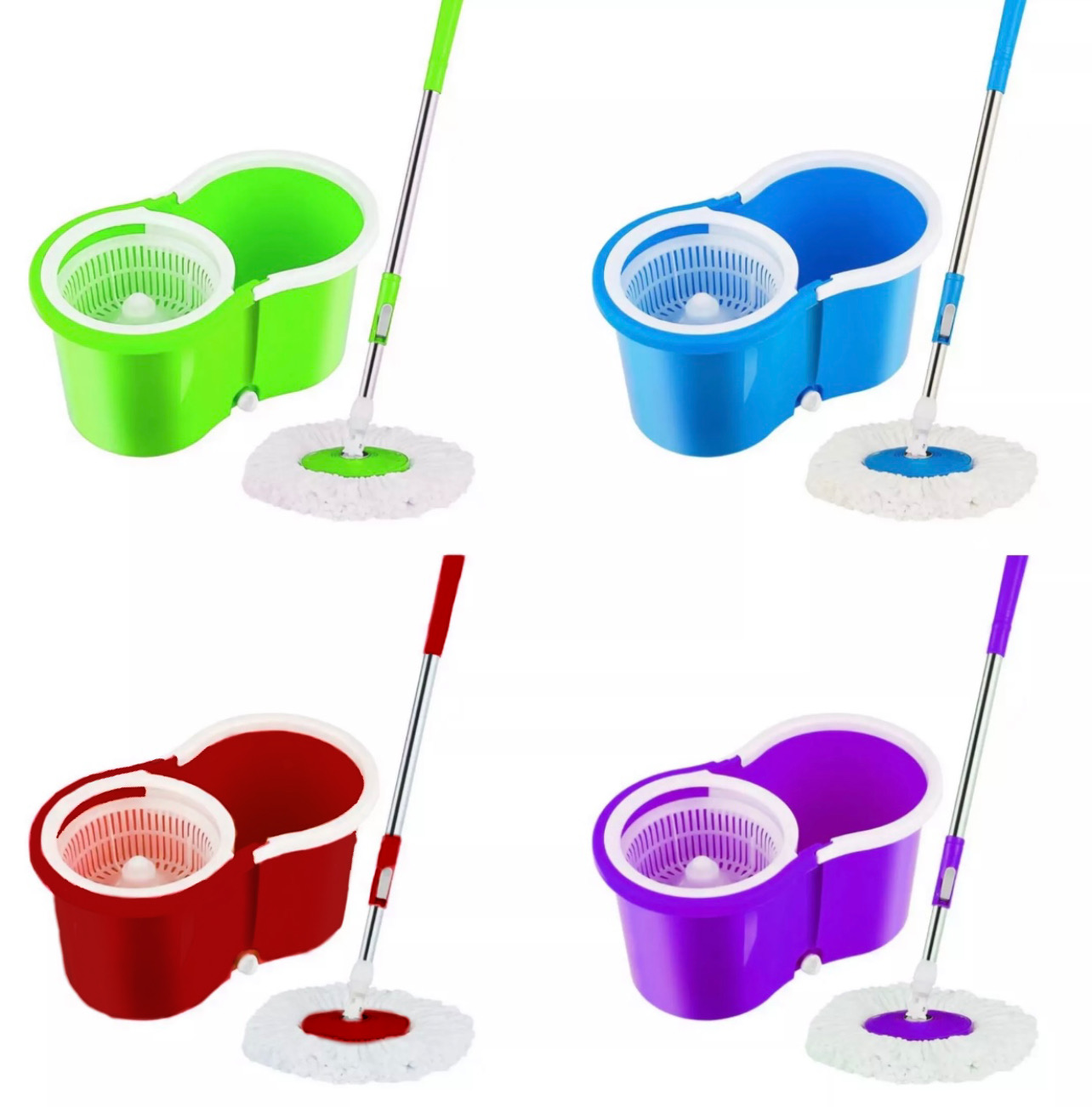 BIG SIZE Magic Spin Mop With Bucket 360° Rotating Floor Tornado Mop ...